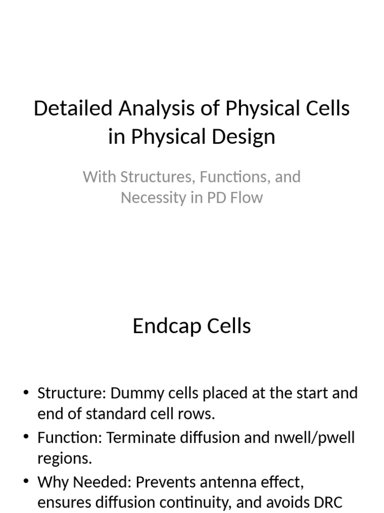 Physical Cells in Design: Structures & Functions | PDF