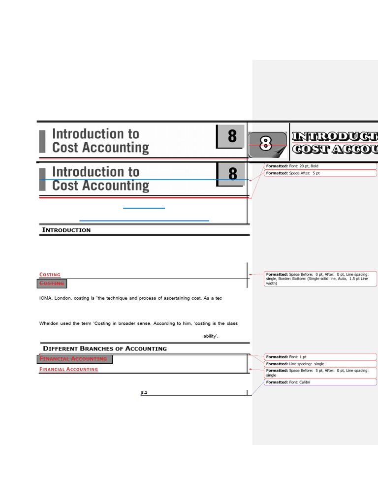Chapter 6 Intro of Cost Ac | PDF | Cost Accounting | Cost