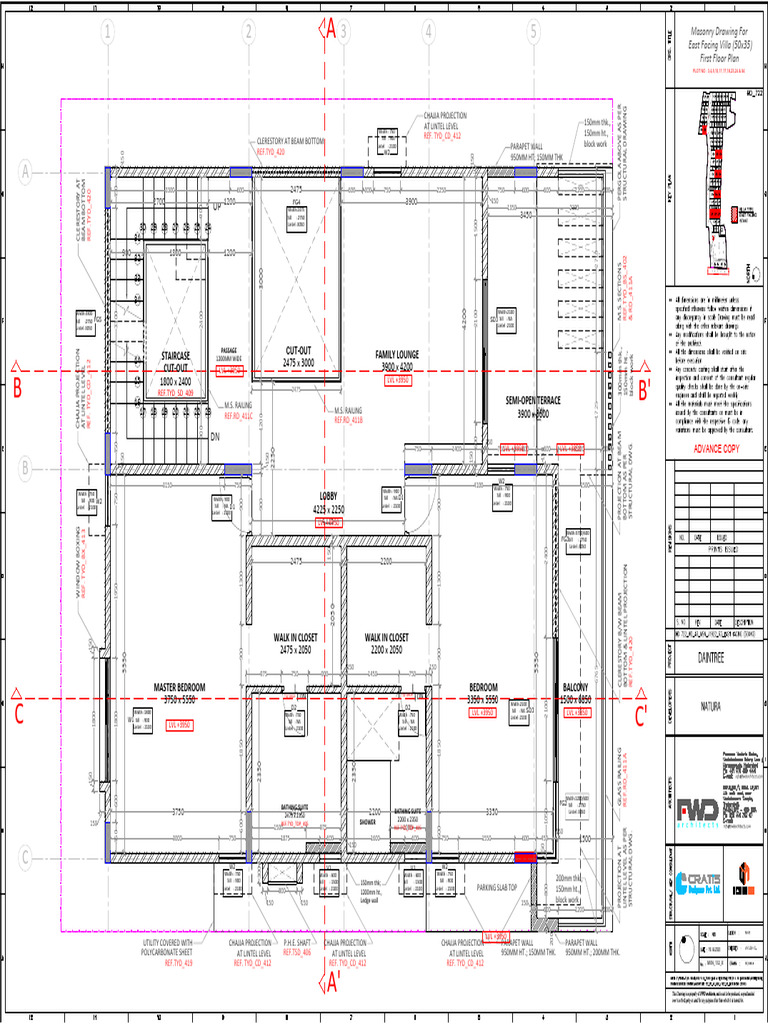 Ho 722 WD Ar MSN j1922 r3 East Facing (50x40) First Floor | PDF