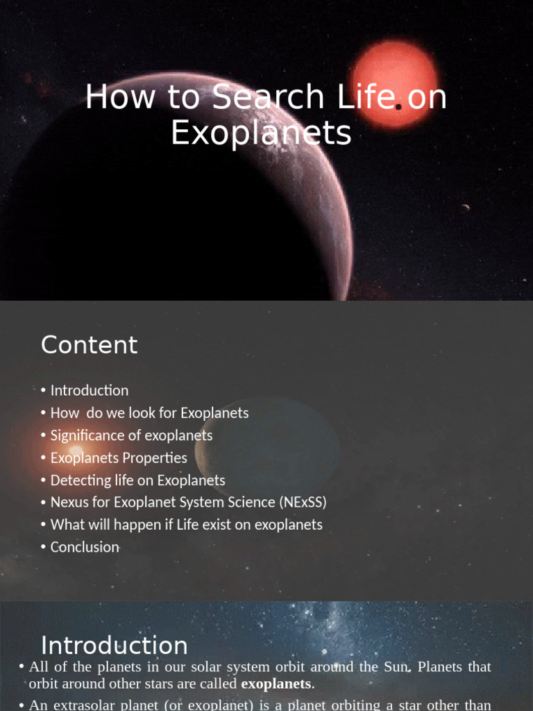 How To Search Life On Exotic Planets | PDF | Exoplanet | Planetary ...