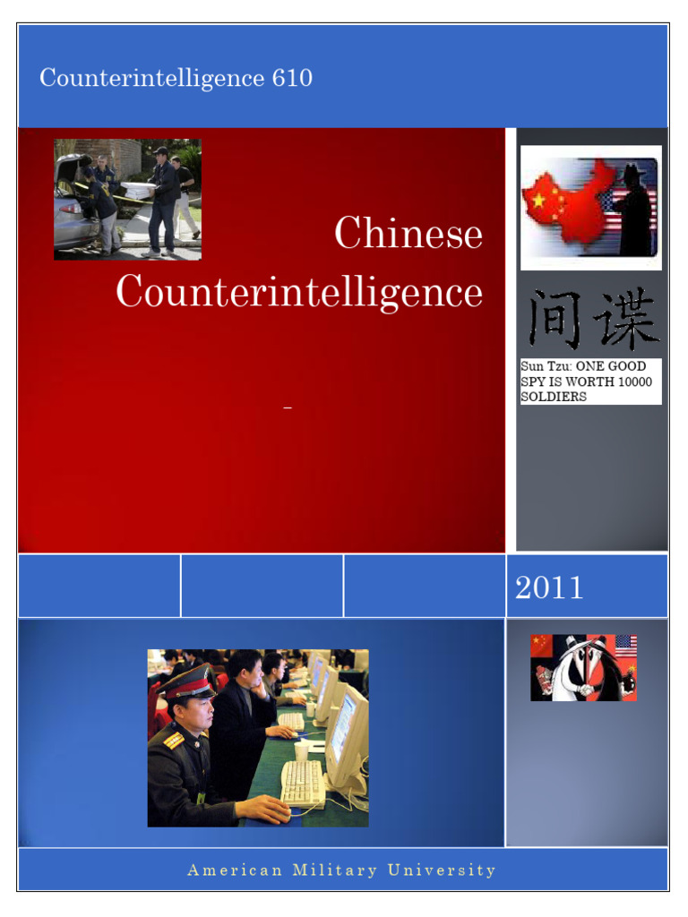 Chinese Counterintelligence History Tact | PDF | Counterintelligence ...