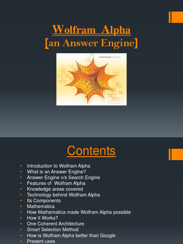 Wolfram Alpha An Answer Engine Pdf Information Retrieval Web
