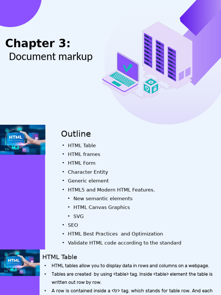 Chapter 3 Part II | PDF | Html Element | Html