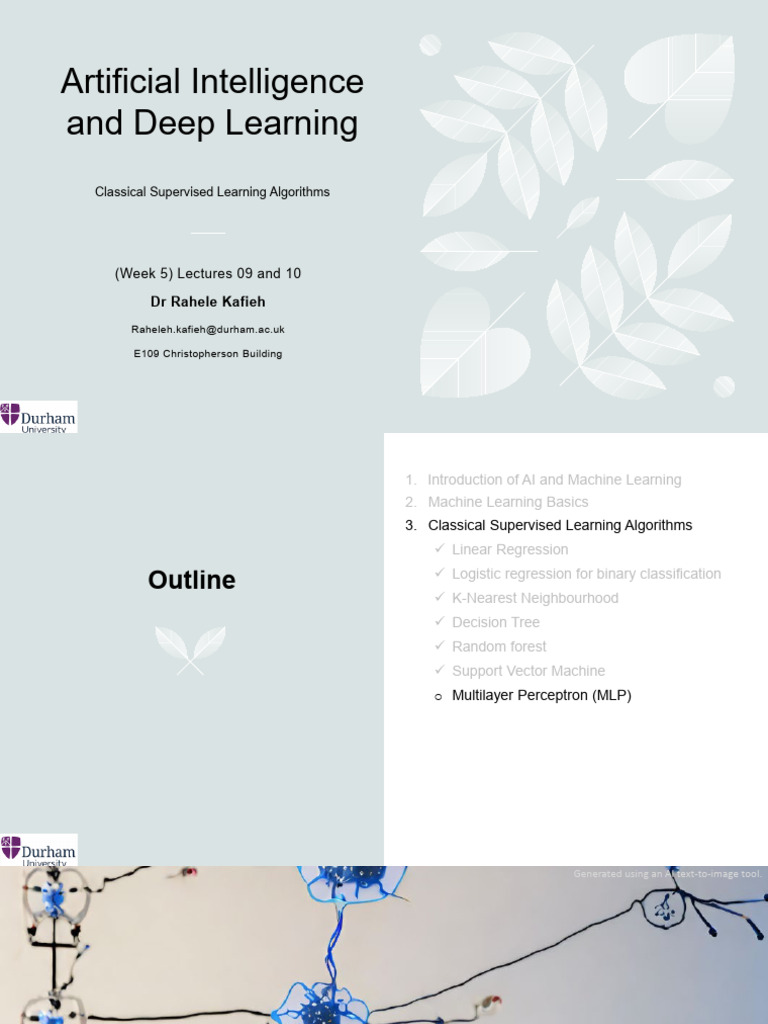 Classical Supervised Learning Overview | PDF | Machine Learning ...