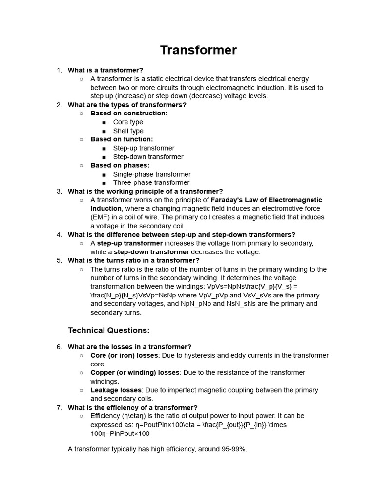 Electrical Machines | PDF | Electric Motor | Transformer