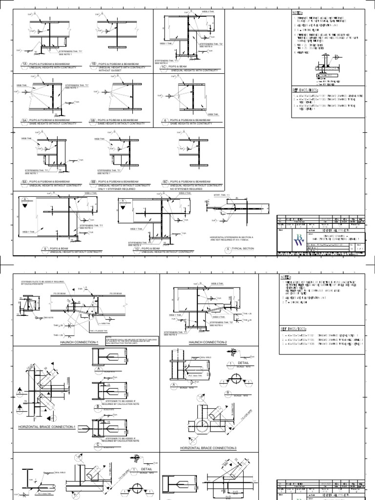 Stiffener and Connection Details Guide | PDF | Beam (Structure) | Civil ...