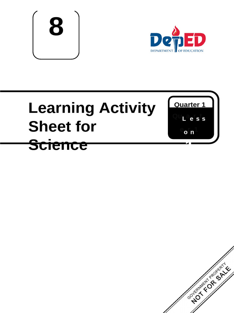 Science 8 Learning Activity Sheet: Digestive System | PDF | Human ...