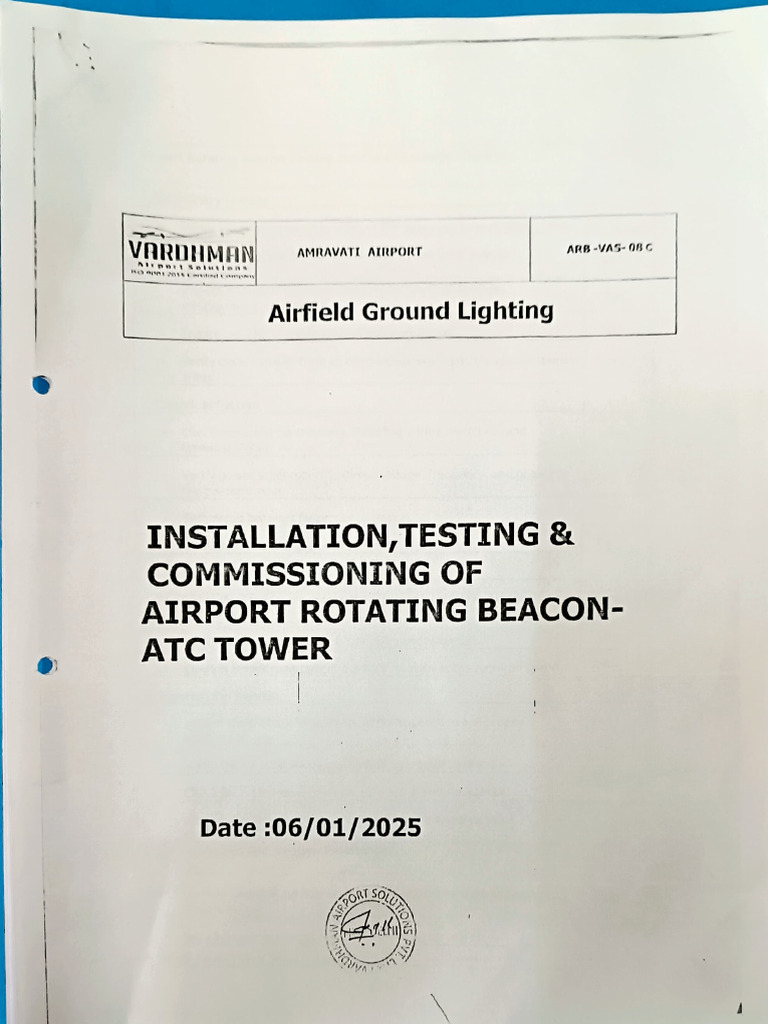 Becon Light Commissioning Report | PDF | Lighting | Equipment