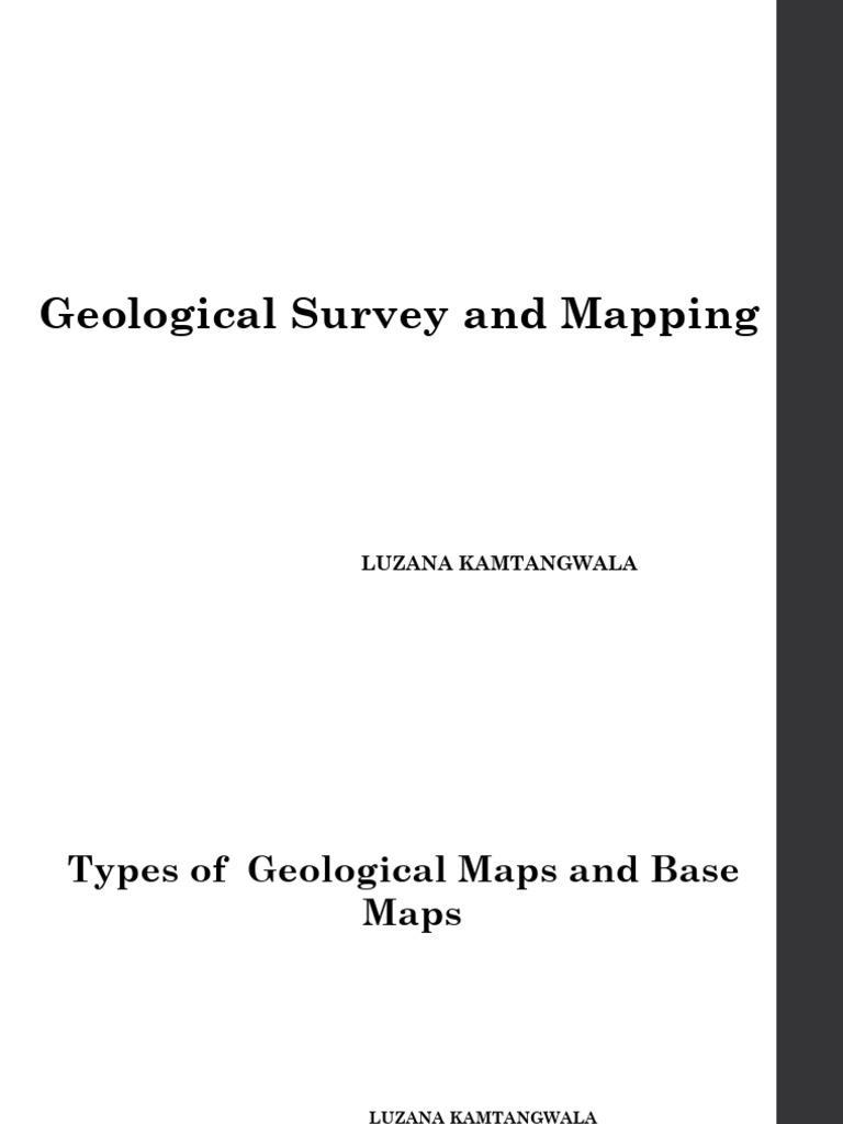 Types of Geological Maps Explained | PDF | Topography | Map