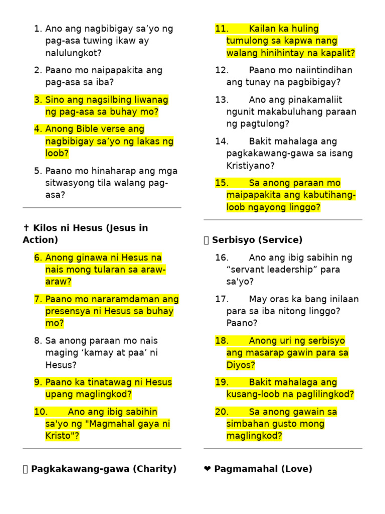 Ano Ang Nagbibigay Sa | PDF