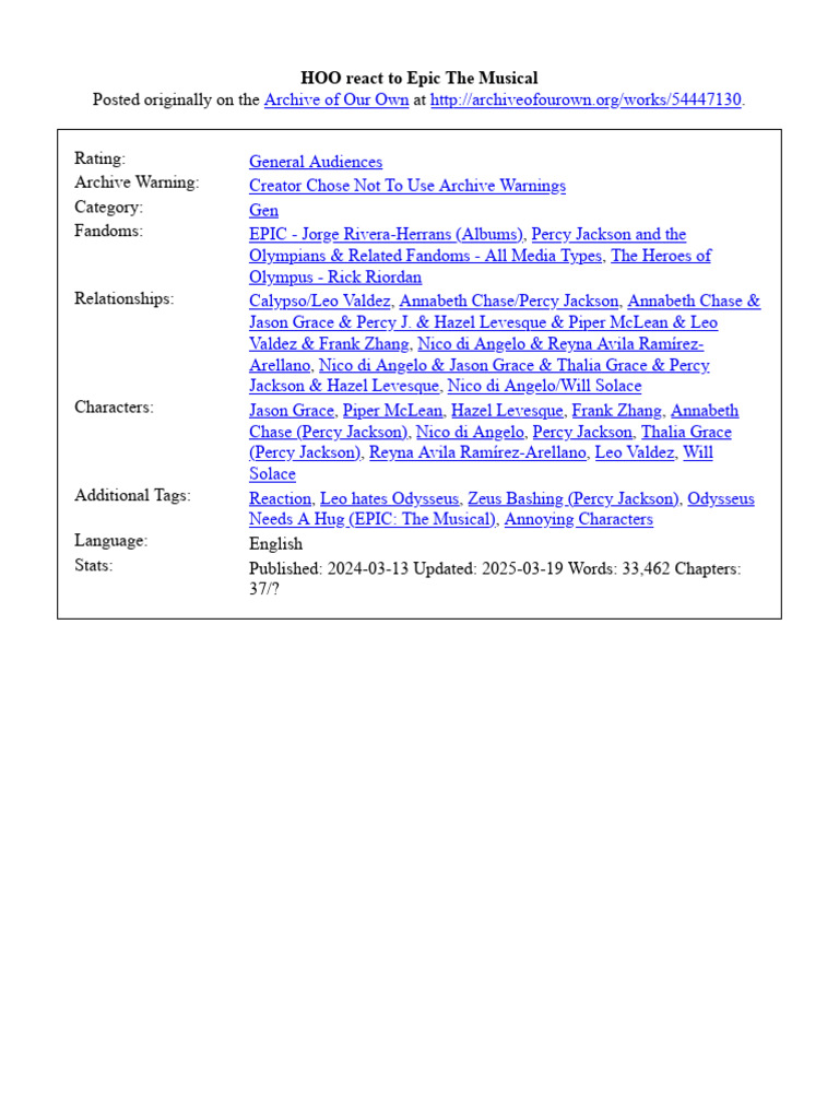 HOO React To Epic The | PDF | Odysseus | Athena