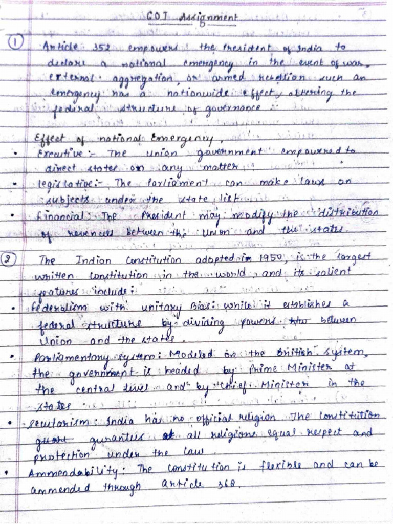COI Assignment 1 | PDF