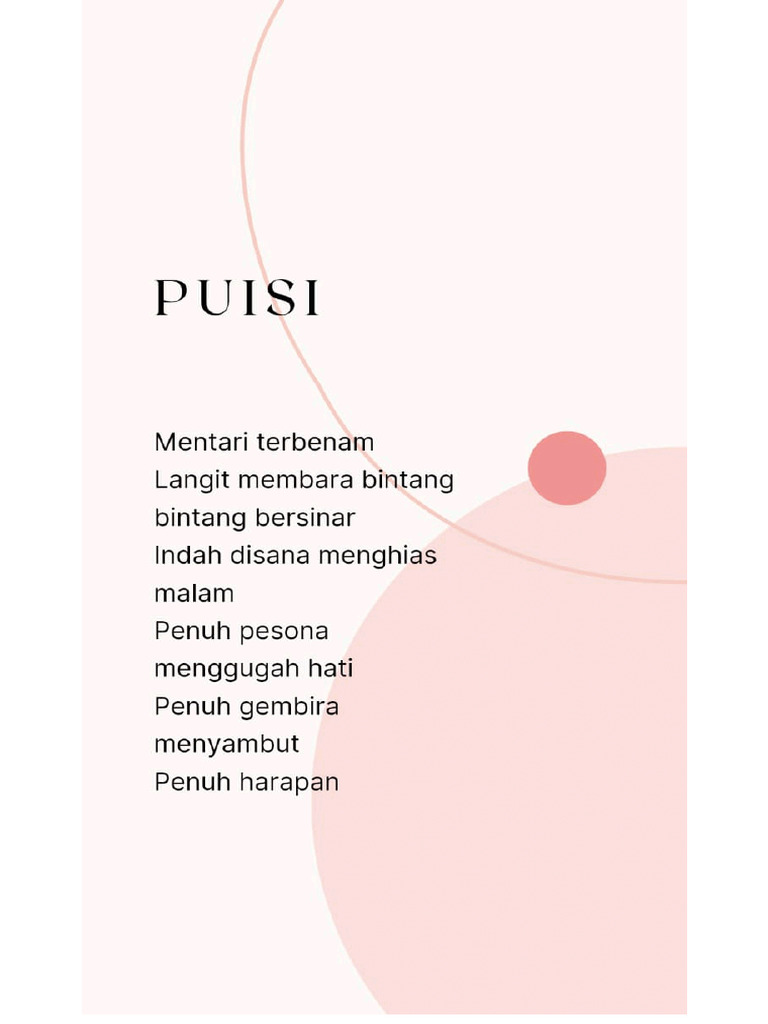 Puisi Dan Pantun | PDF
