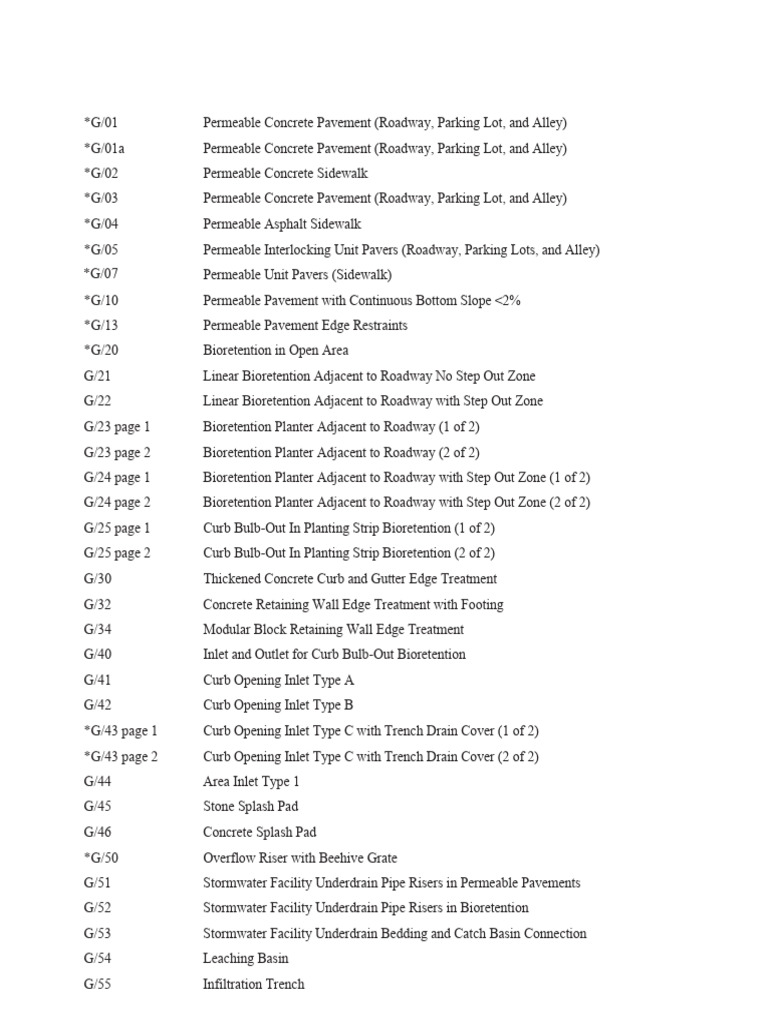 DWSD Standard Details Compilation Version MAY2023-4 | PDF