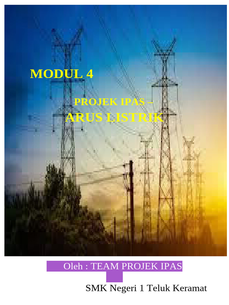Modul Ajar 4 Projek Ipas - Kelistrikan | PDF