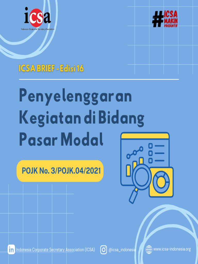 Ketentuan POJK 3/2021 Pasar Modal | PDF