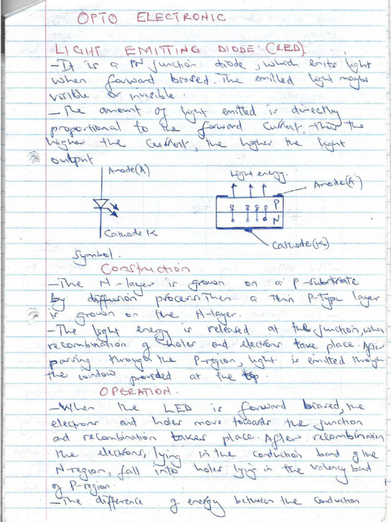 Semiconductors-OPTO-ELECTRONICS DEVICES - Compressed2022 | PDF