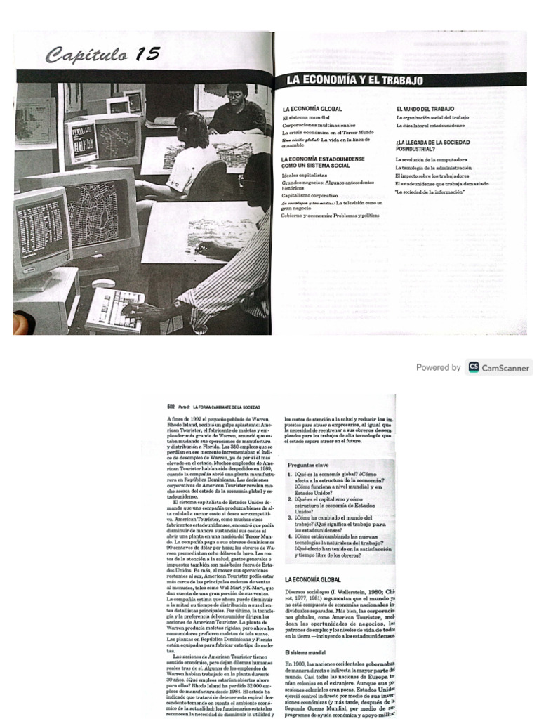 LA ECONOMÍA Y EL TRABAJO | PDF