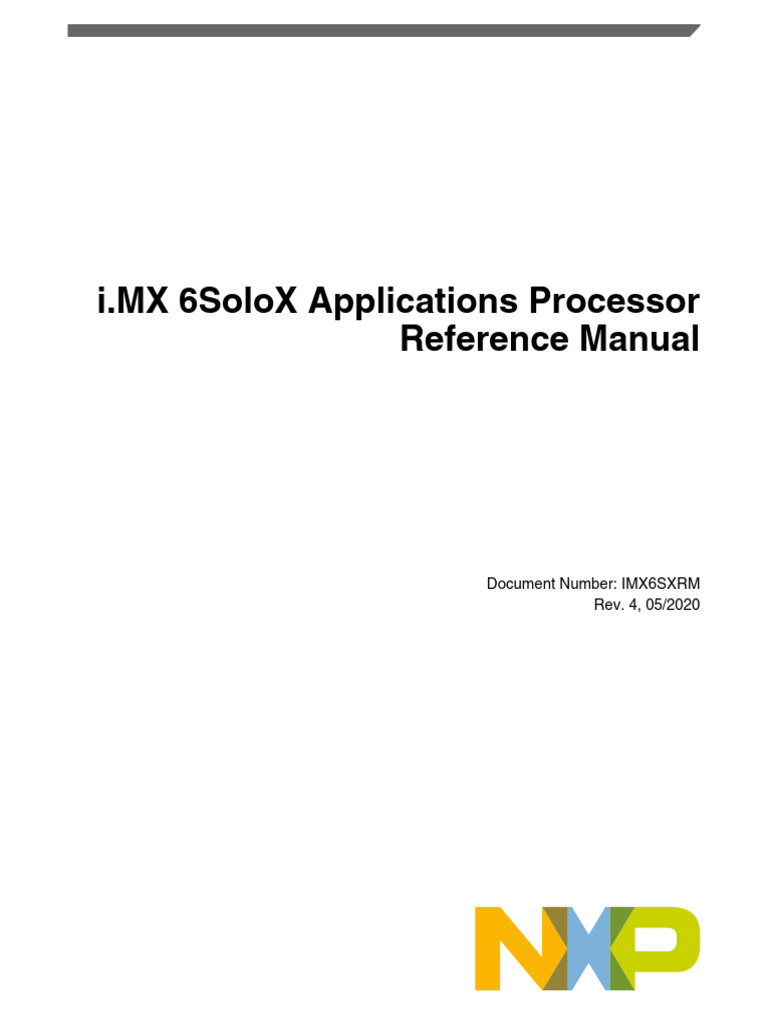 IMX6SXRM | PDF | Booting | Flash Memory