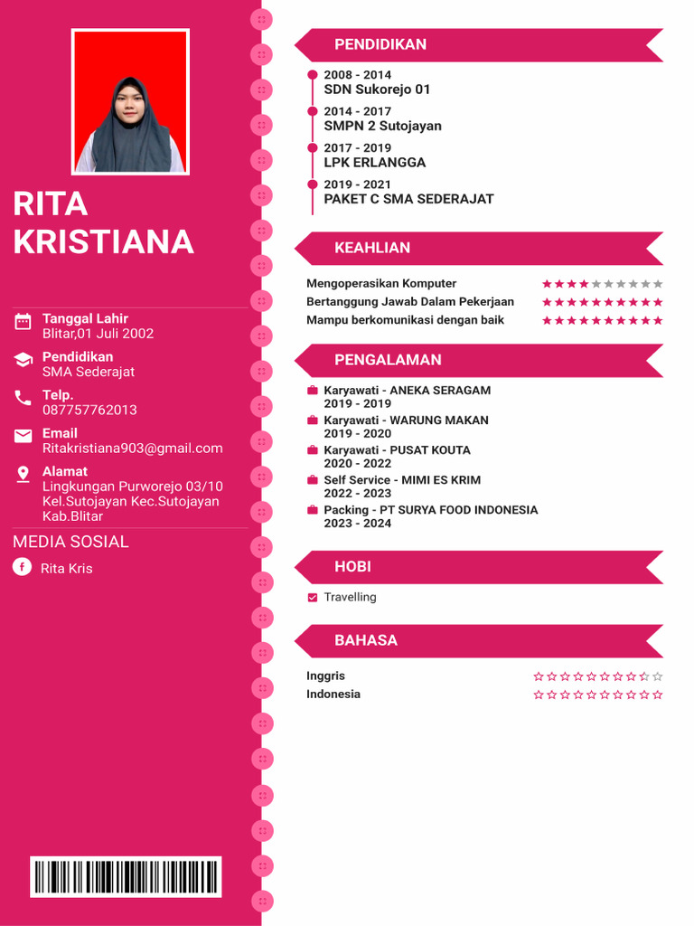 CV Rita 2 | PDF