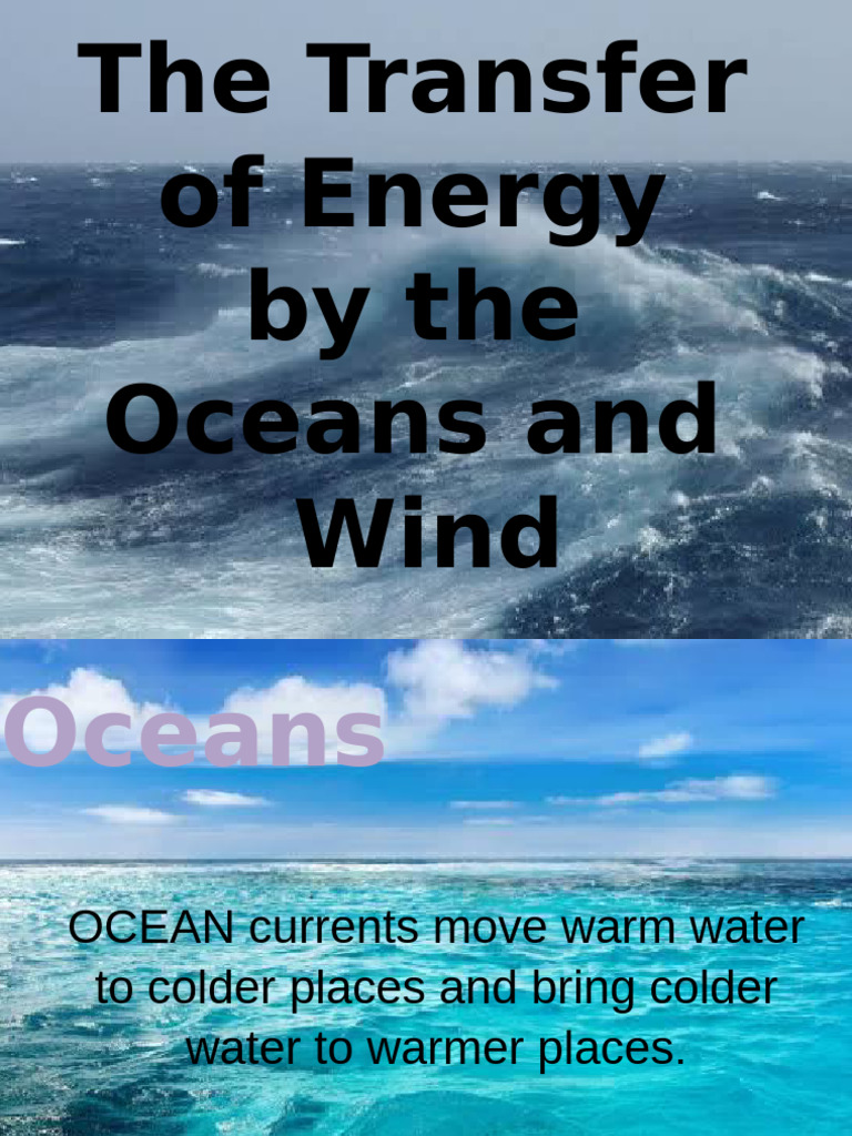 1c. The Transfer of Energy by Wind and Oceans | PDF