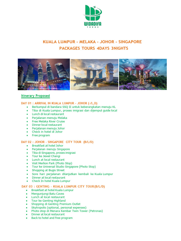 4d3n Kuala Lumpur Malaka Singapore | PDF