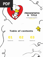 Snoopy PowerPoint Template Overview | PDF