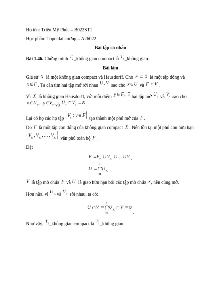 Bt Cá Nhân - Triệu Mỹ Phúc | PDF