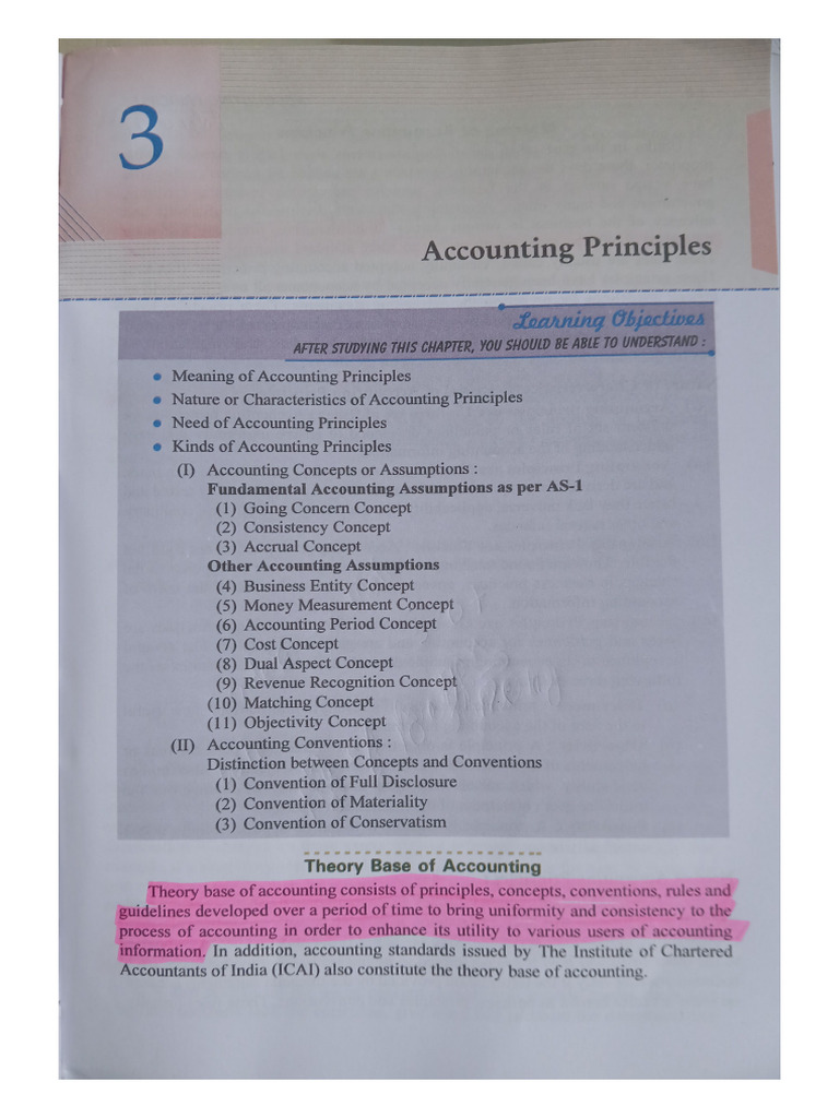 Accountancy Class 11th Chapter - 3 (Book Name - DK GOEL) | PDF