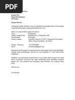 Format Surat Lamaran Kerja MBG | PDF