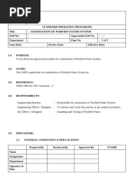 SOP for Water System Operation and Maintenance | PDF | Calibration ...