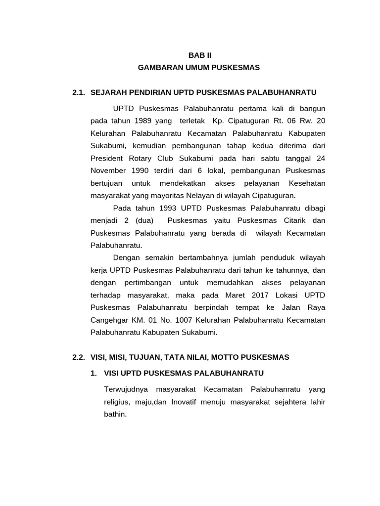Bab II Gambaran Umum 2024 | PDF