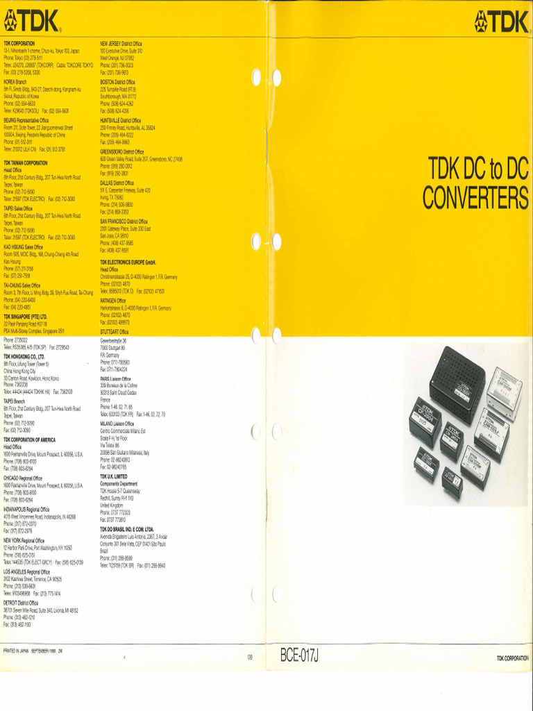 TDK DC-DC 1990 e | PDF