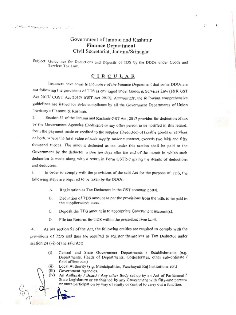 CIRCULAR DATED 16.09.2022 GST | PDF | Tax Deduction | Economy Of India