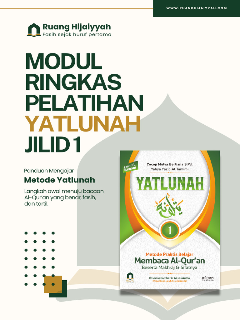 Modul Ringkas Pelatihan Yatlunah Jilid 1 | PDF