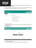 Digital Learning Platform Login Guide | PDF