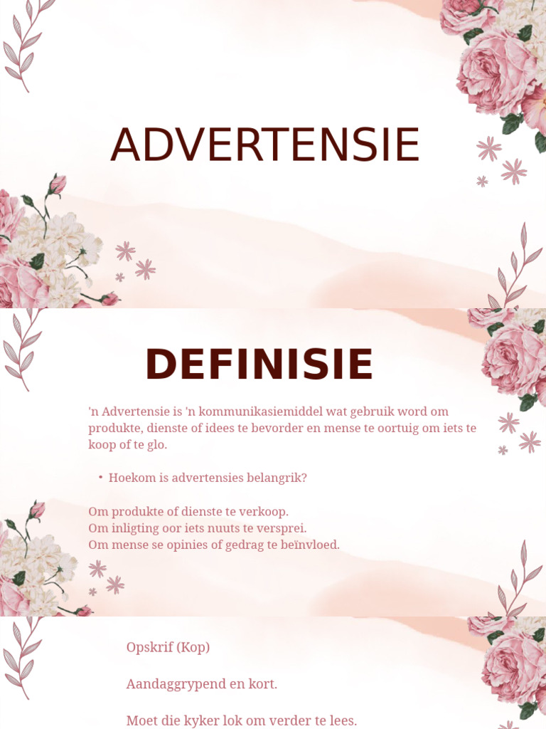 Advertensie Les | PDF