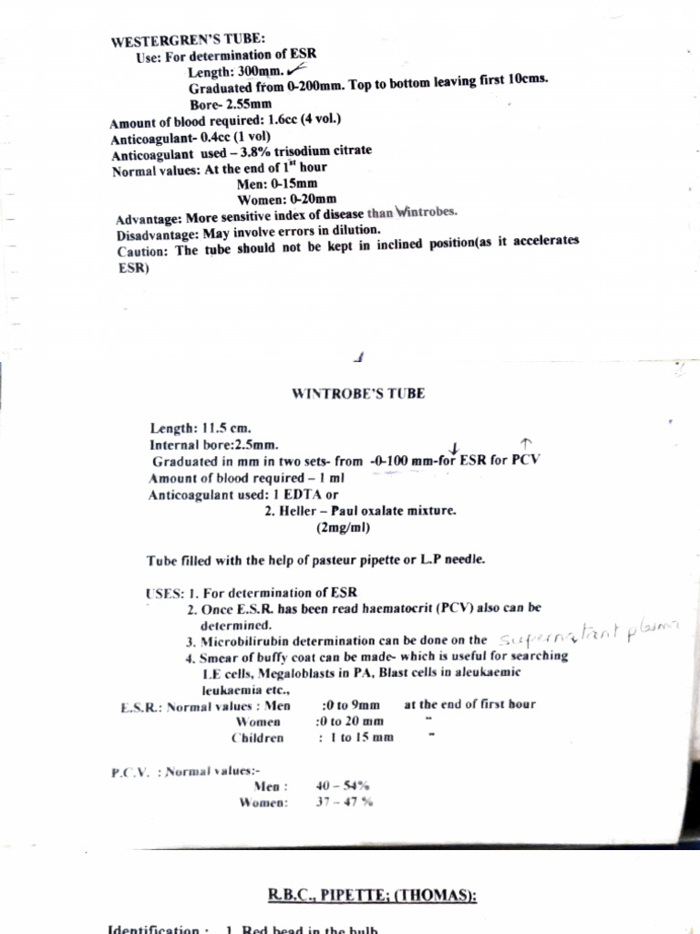 Uses of Squibb Urinometer and Albuminometer | PDF | Anemia | Diseases ...