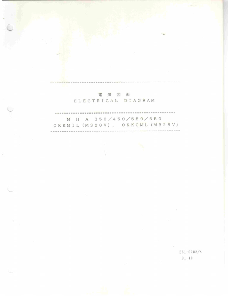 OKK Electric Schema | PDF