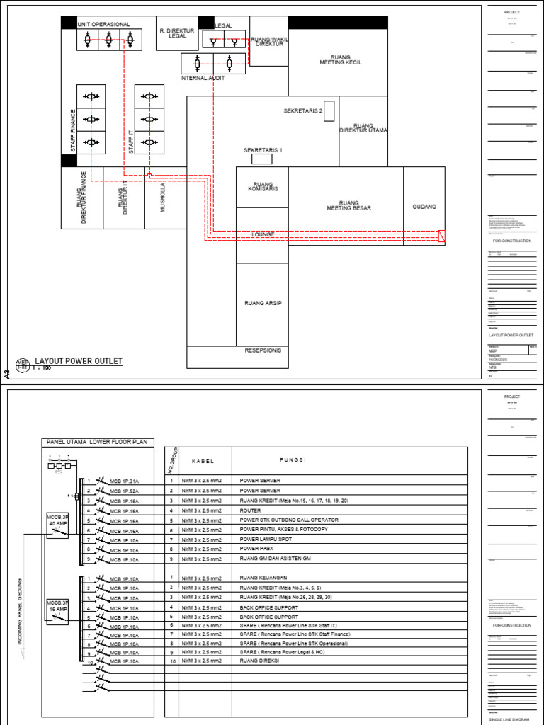 Three Phase Single Line Diagram | PDF