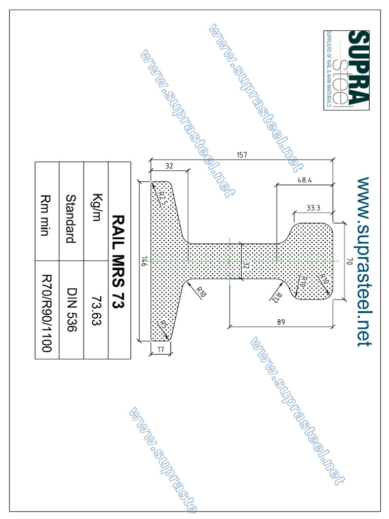 Rail MRS 73 Suprasteel | PDF