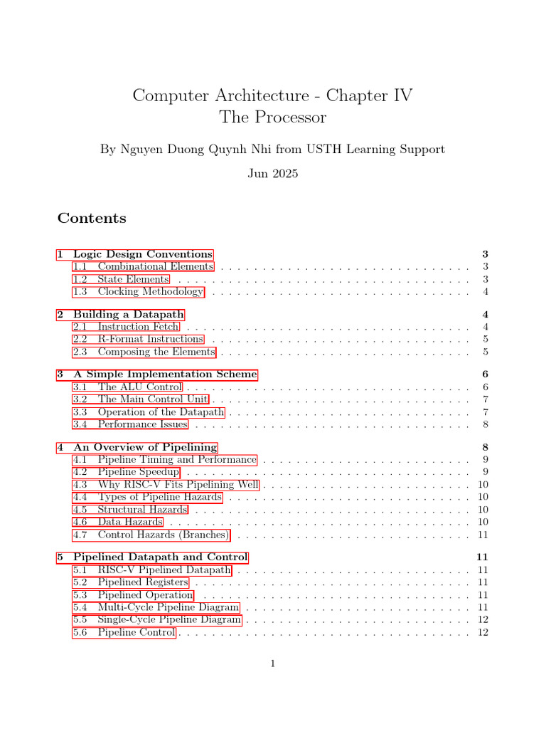 Chapter IV: The Processor | PDF | Computer Science | Integrated Circuit