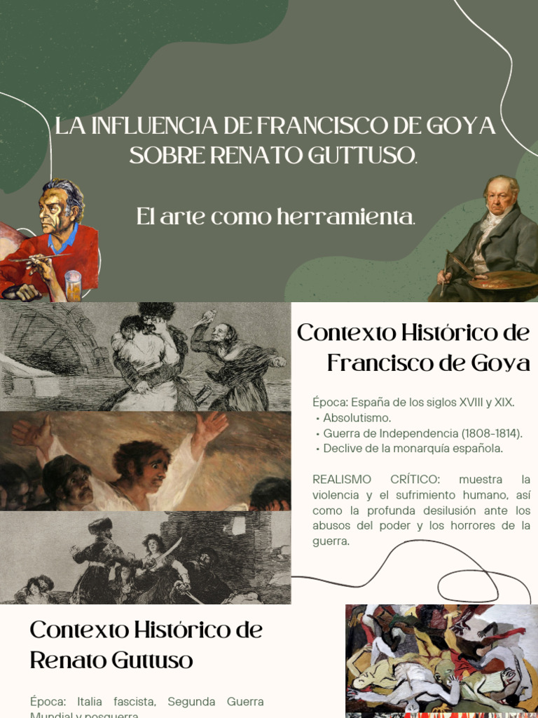 Goya y Guttuso | PDF | Francisco Goya | Realismo (Artes)