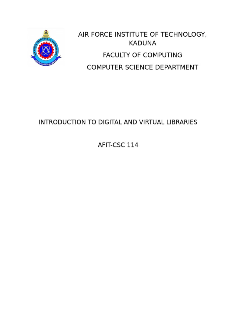 Introduction To Digital Libraries | PDF | Digital Library | Metadata