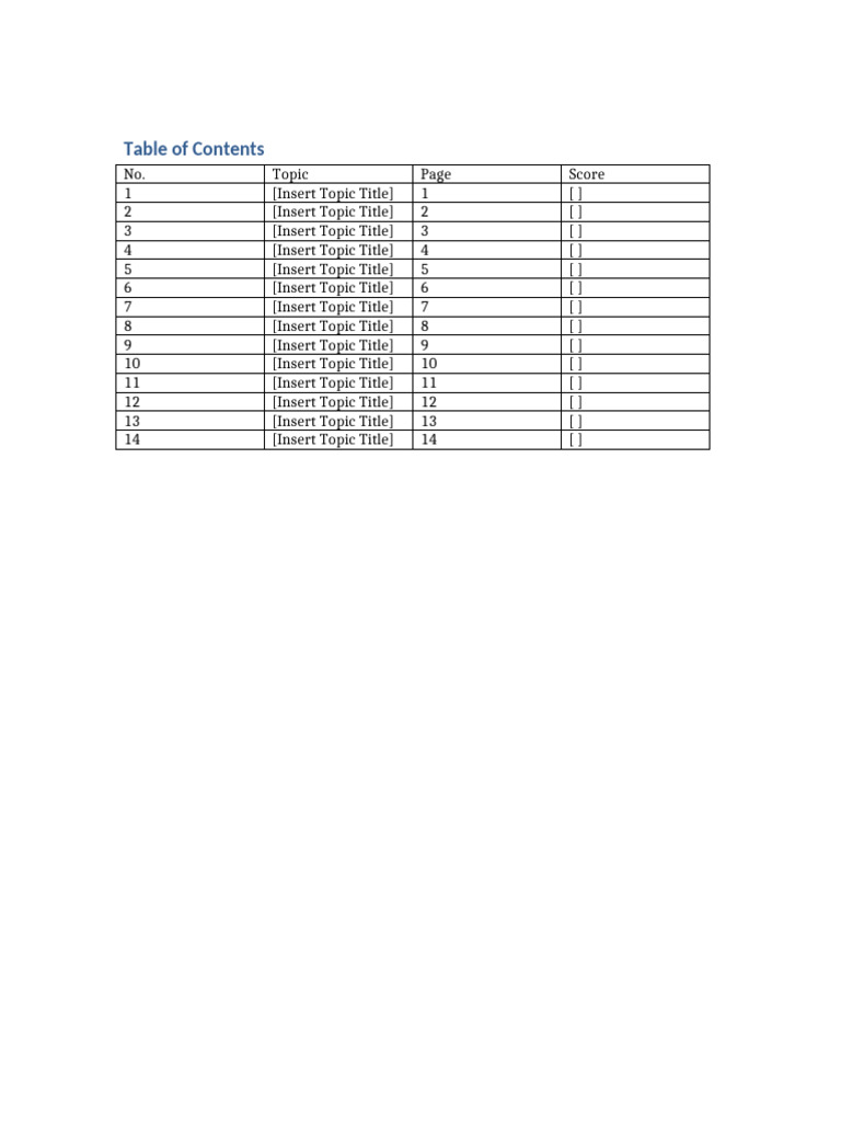 Comprehensive Topic Overview Guide | PDF
