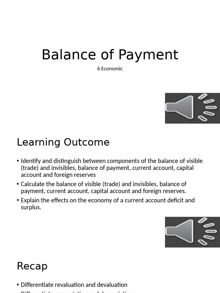 Balance of Payment Ready | PDF | Balance Of Payments | Business