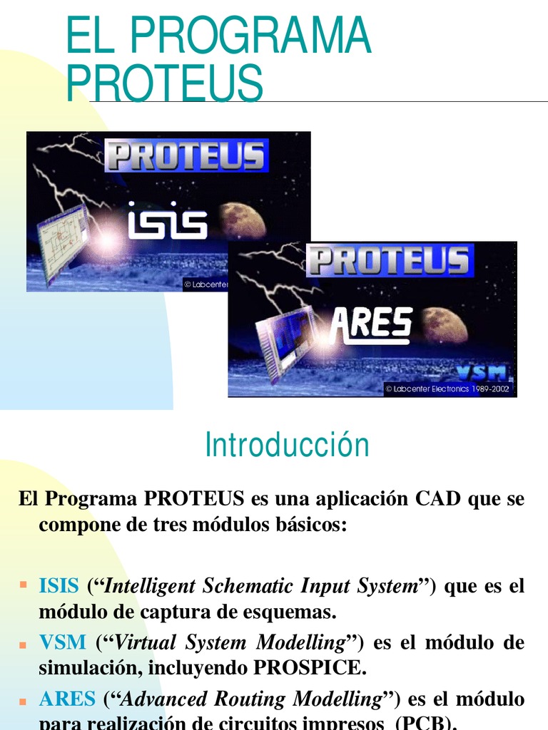 Introducción al Programa PROTEUS | PDF | Informática