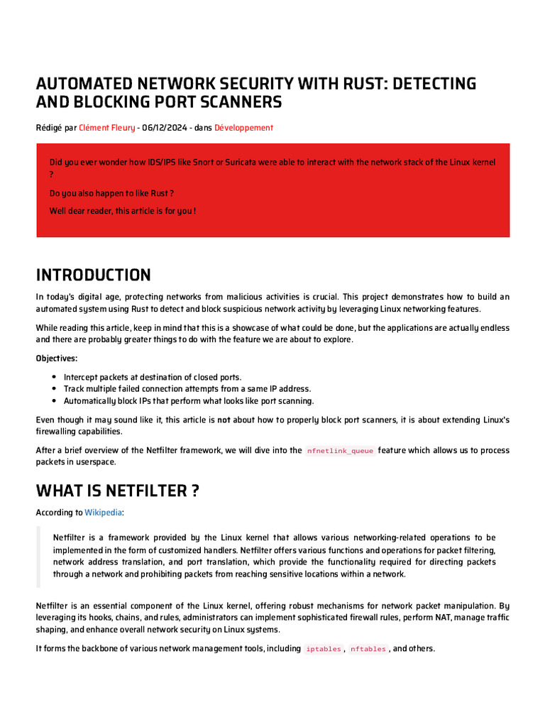 Detect Blocking Port | PDF | Port (Computer Networking) | Network Protocols