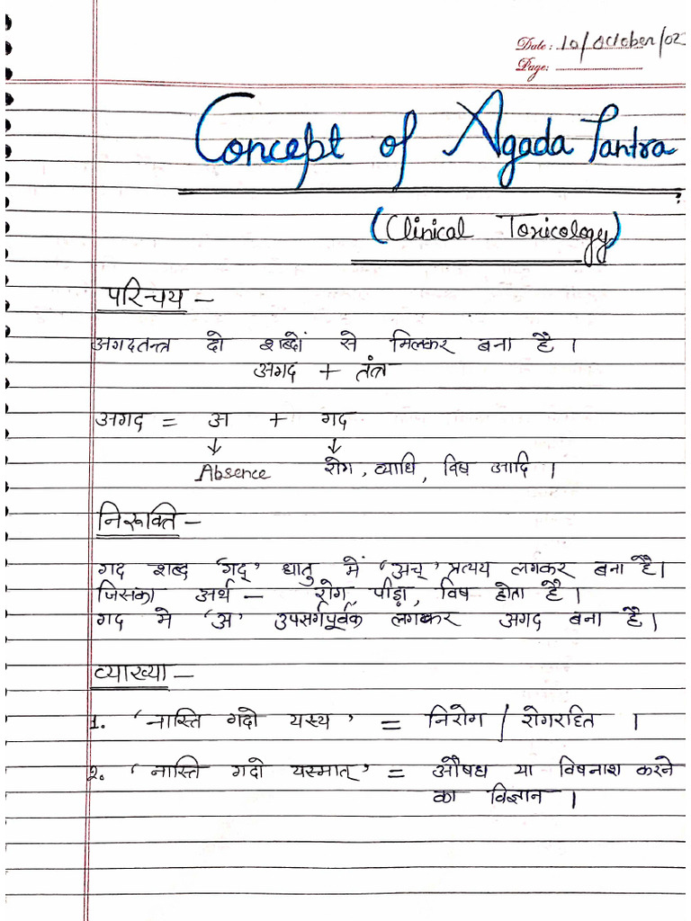 Agad Tantra Notes | PDF