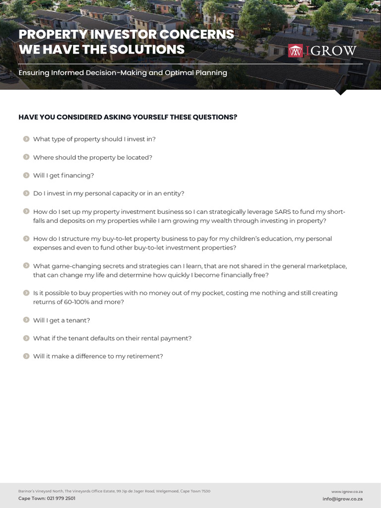 IGrow Burning Questions | PDF